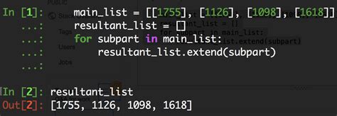 Nested List Transform To One List In Python Stack Overflow