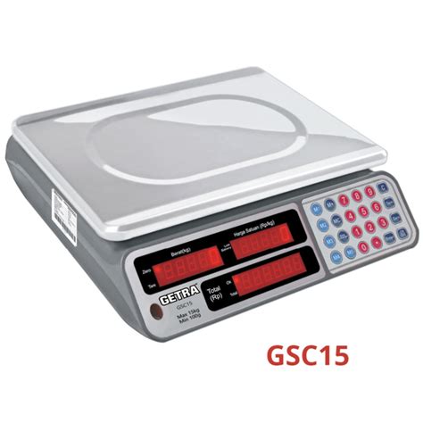 Jual Getra Gsc15 Digital Scale Timbangan Digital Buah Sayur Max 15