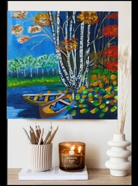 Canvas Decorative Wall Painting Neetu Bhasin Size 25 Cm 30 Cm At