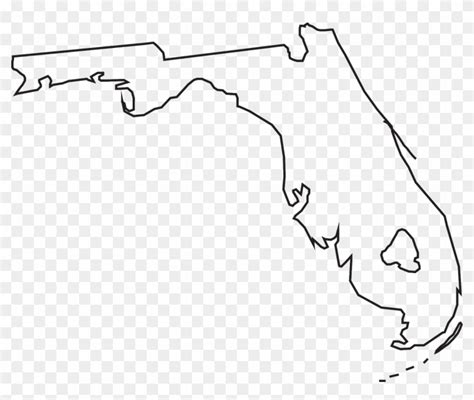 Florida Map Outline Printable