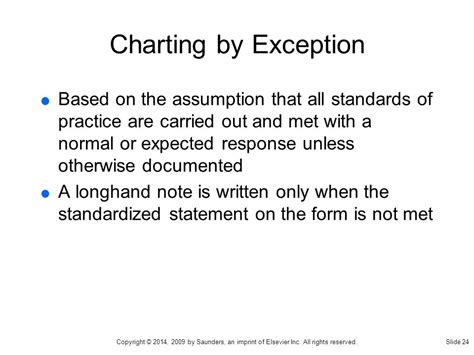 What Is Charting By Exception Examples A Visual Reference Of Charts Chart Master
