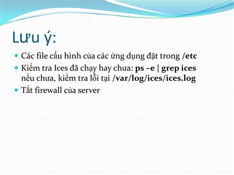 Streamming With Icecast Pptx