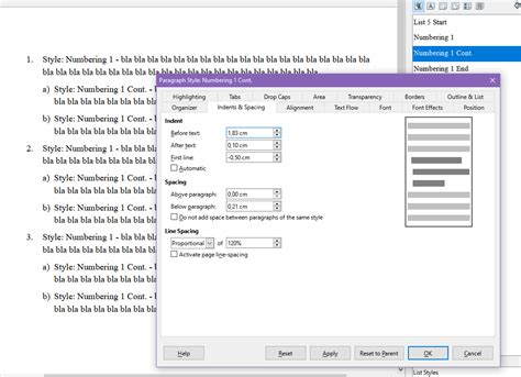 Aligning New Lines Of Sub Level Ordered Lists English Ask LibreOffice