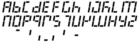 LED Digital 7 Font By Style 7 FontRiver