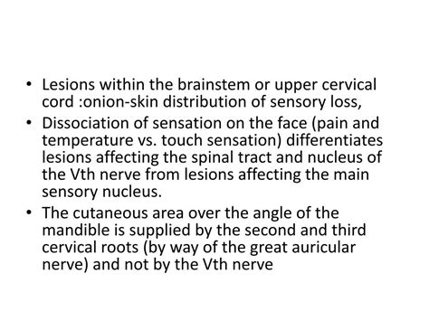 Ppt Clinical Evaluation Of Trigeminal Nerve Function Powerpoint Presentation Id 2184827
