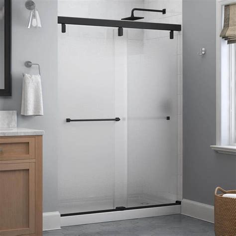 Delta Mod 60 In X 71 12 In Soft Close Frameless Sliding Shower Door