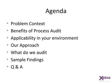Agile Process Audit Pdf