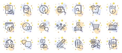 검색 파일의 개요 집합 아래로 스크롤 및 웹 앱용 화상 회의 회선 아이콘 픽토그램 아이콘입니다 벡터 3차원 형태에 대한 스톡