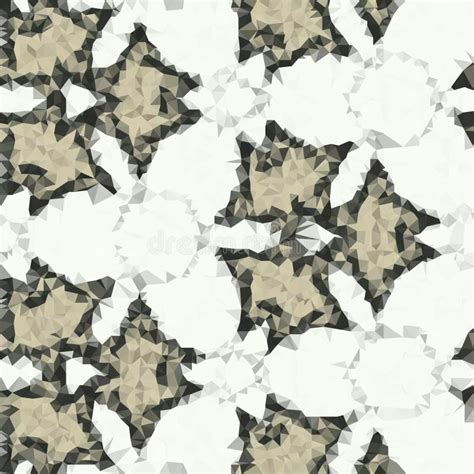 Gold Triangular Low Poly Mosaic Abstract Pattern Background Vector Polygonal Illustration