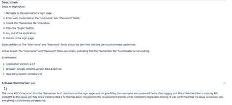 ai issue summariser summarise issues and comments with ai atlassian