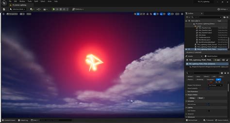 Artstation Unreal5 Niagra Vfx Lightning Particle Game Assets