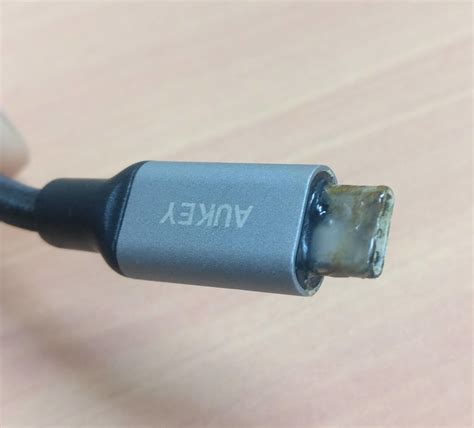 Aukey Usb Type C Cable Melted On Its Own R Aukey