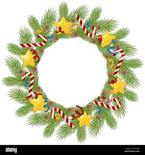 Red Ribbons Botanical Illustration Stock Vector Images Alamy