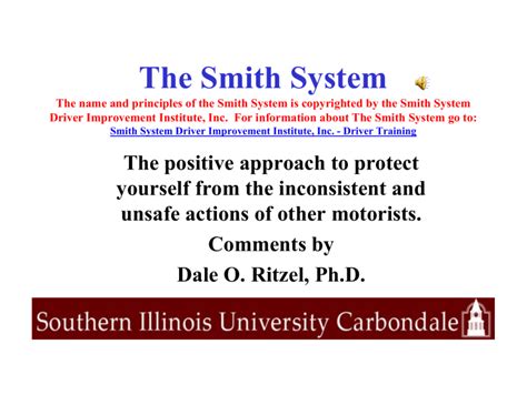 The Smith System Defensive Driving Techniques
