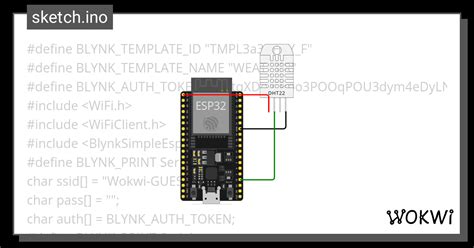 Temperature Weather Blynk Wokwi Esp32 Stm32 Arduino Simulator