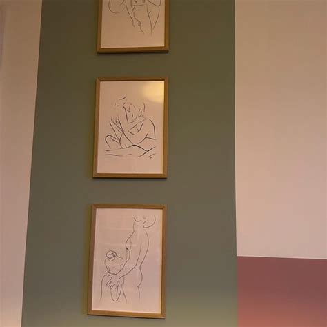 Erotic Line Art Print Set Of 3 Sexy Nude Wall Art Naked Minimalist