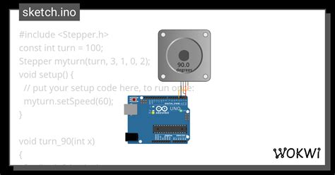 Motor Stepper Wokwi Esp32 Stm32 Arduino Simulator