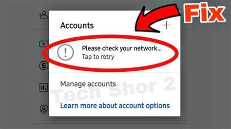 Youtube Fix Please Check Your Network Tap To Retry Problem Solve Youtube