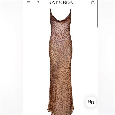 Rat And Boa Valentina Dress Nwt Sold Out Silk Depop
