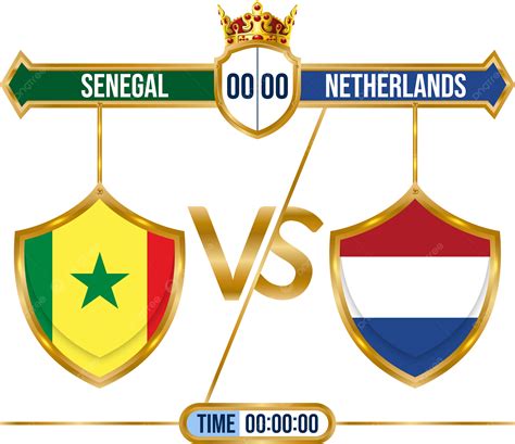 세네갈 대 네덜란드 월드컵 2022 빈티지 세네갈 대 네덜란드 축구 Png 일러스트 및 Psd 이미지 무료 다운로드 Pngtree