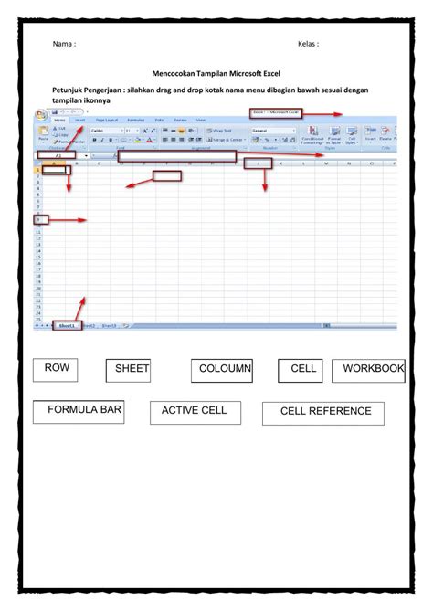 Microsoft Excel Babe Subjects Online Workouts Google Classroom Workbook Worksheets