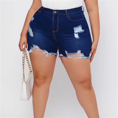 Hip High Waisted Denim Shorts At Juan Borger Blog