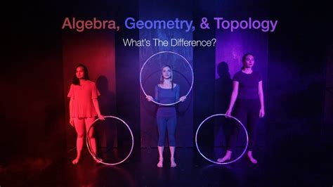 Algebra Geometry And Topology Whats The Difference Youtube