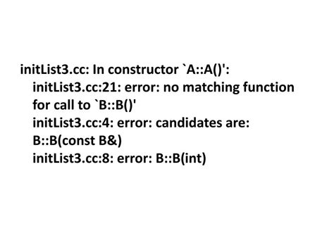 PPT Initialization List In C PowerPoint Presentation Free Download ID