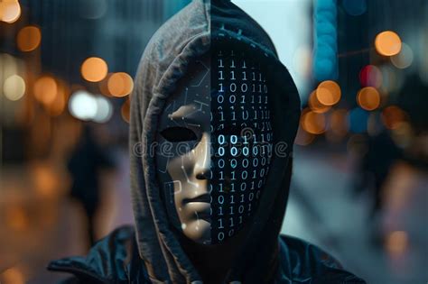 Cyber Security Concept Identity Theft Stock Illustration Illustration Of Hacker Generated