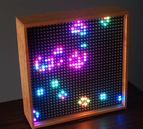 rgb matrix clock