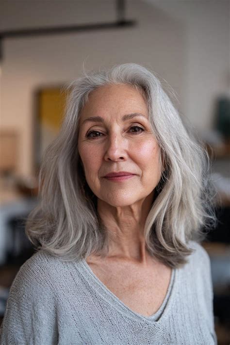 13 Stunning Gray Haircuts For Women Over 70