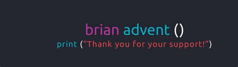 Brian Advent At Patron Hunt — Find Your Next Favorite Indie Creator