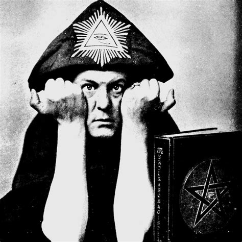Aleister Crowley Photography Print Vintage Poster Occult T Magick