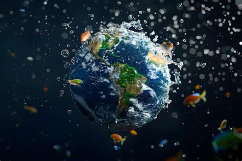 Premium Photo Planet Earth Floating In Space Elements Of This Image Are Furnished By NASA