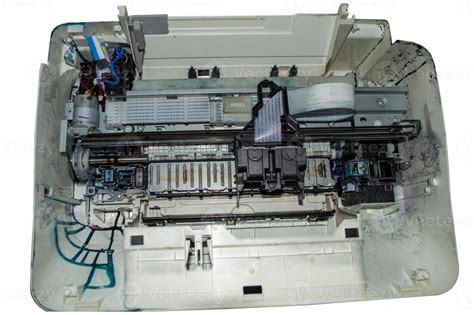 Dirty Printer Disassembled Stock Photo At Vecteezy
