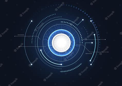 Premium Vector Abstract Technology Innovation Communication Concept Digital Blue Design