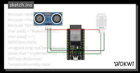 digital humidity temperature wokwi esp32 stm32 arduino simulator