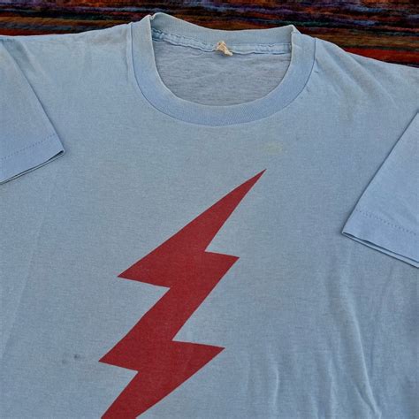 Vintage David Bowie Lightning Bolt T Shirt Gem