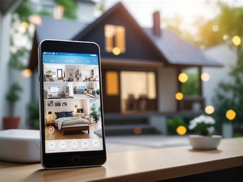 Premium AI Image Smart Home Controlled By Smartphone Internet Of Things IoT