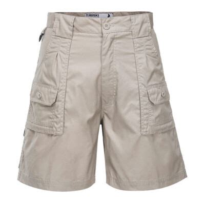 Huski Mens Cargo Shorts Work Casual Workwear Bone 3xl 107cm Waist
