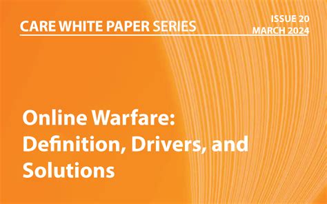 Online Warfare Definition Drivers And Solutions Tāhono Trust