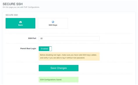 2 Secure Ssh 09 Security Cyberpanel Community
