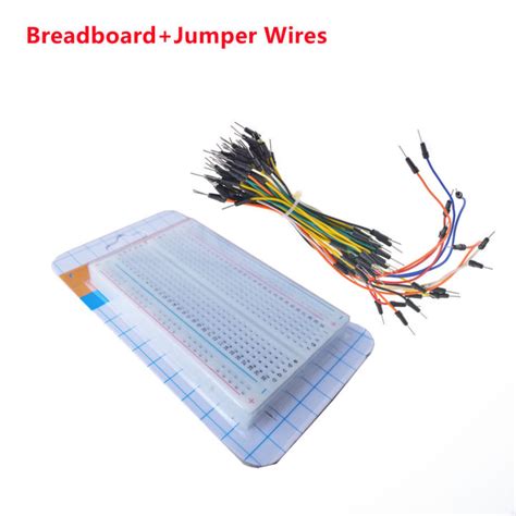 Breadboard Jumper Wires Test Bread Board Protoboard 400 Point