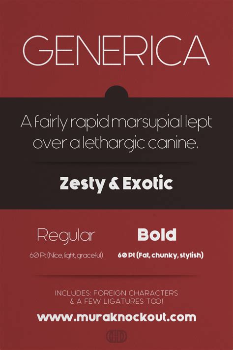 Generica | dafont.com