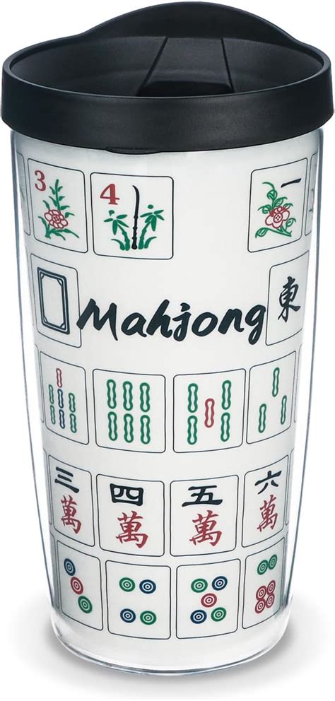 Easyxq Mahjong Game Double Wall Insulated Tumbler Travel