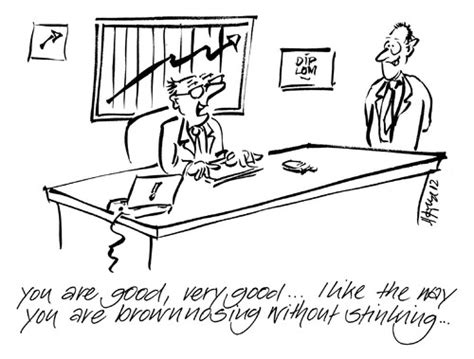 Brown Nosing By Helmutk Business Cartoon Toonpool