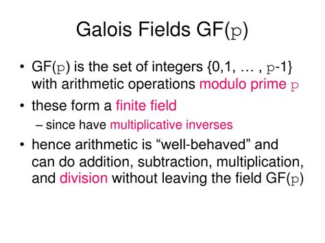 Ppt Chapter 4 Finite Fields Powerpoint Presentation Free Download