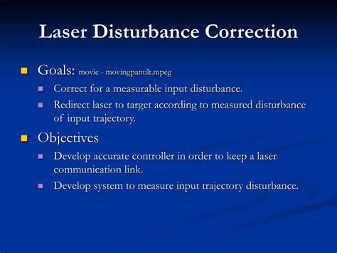 Ppt Laser Deflection System Disturbance Correction Powerpoint Presentation Id1831495