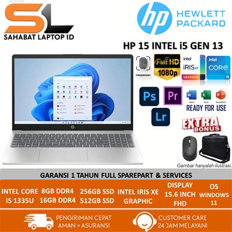Jual Laptop Hp Intel I U Ram Gb Ssd Gb Iris Xe Graphic Full Hd Fp Windows Home
