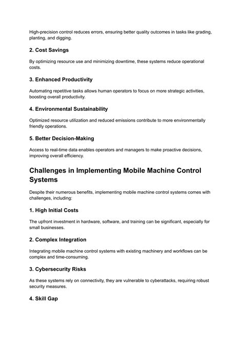 Ppt The Role Of Mobile Machine Control Systems In Automation